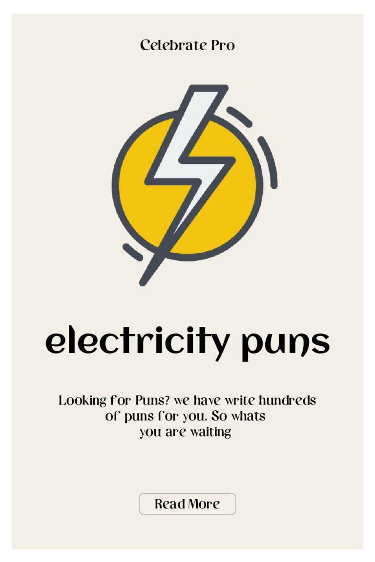 97+ Electricity Puns to Brighten Your Day | Celebrate Pro