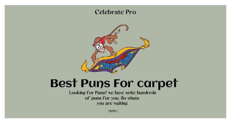 117+ Catchy Carpet Puns to Sweep You Off Your Feet