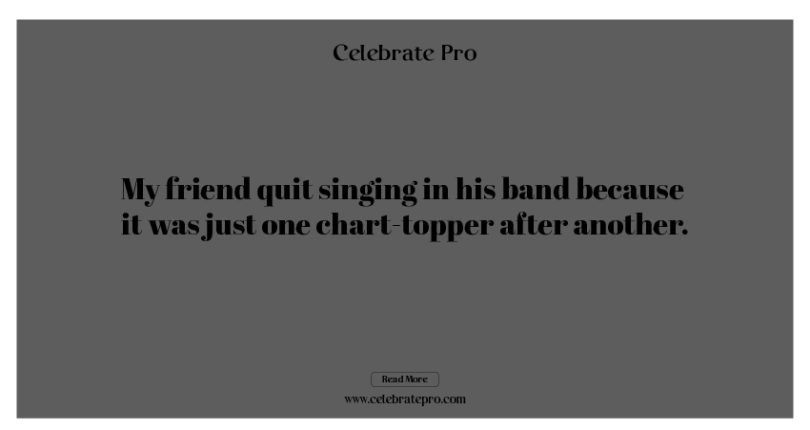 111+ Attractive Band Puns to Keep You Rolling | Celebrate Pro