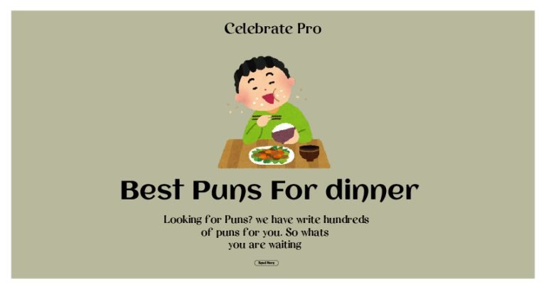 105+ Dinner Puns to Tickle Your Funny Bone