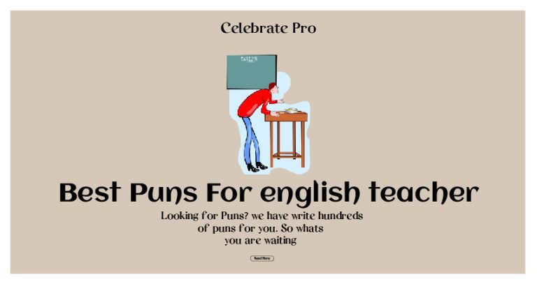 103 Hilarious English Teacher Puns for Language Lovers