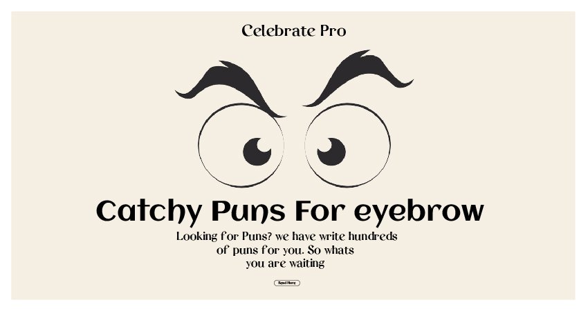 107+ Catchy Eyebrow Puns Arch Your Way to Humor