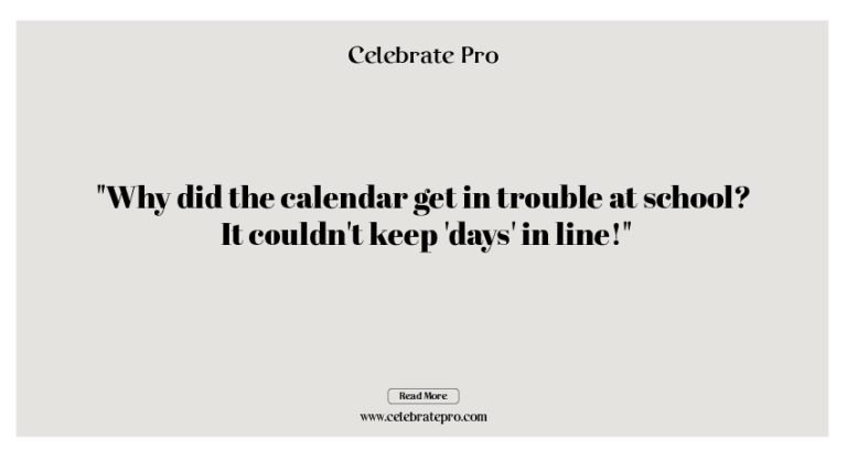125+ Calendar Puns That Will Tick(le)le Your Funny Bone