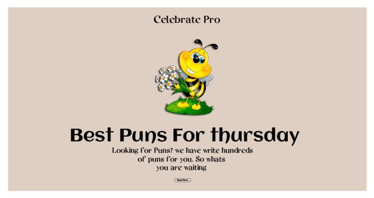 `101 Thursday Puns-derful Jokes to Lighten the Mood